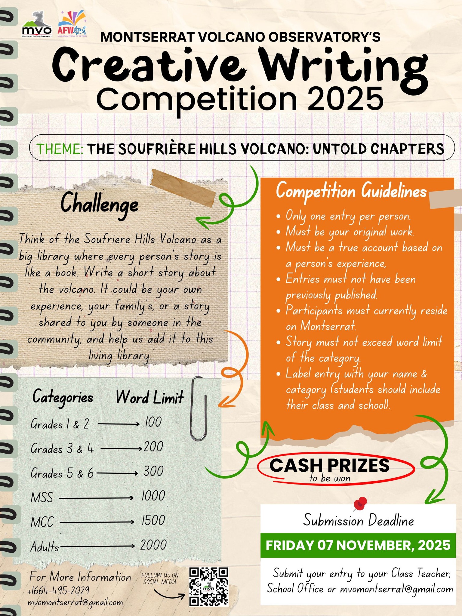 MVO Launches 2025 Creative Writing Competition – ZJB Radio